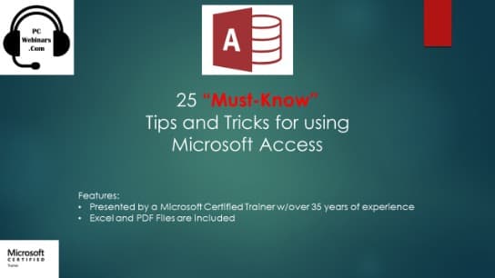 25 Must-Know Tips and Tricks for using Access | CPDFormula by learnformula